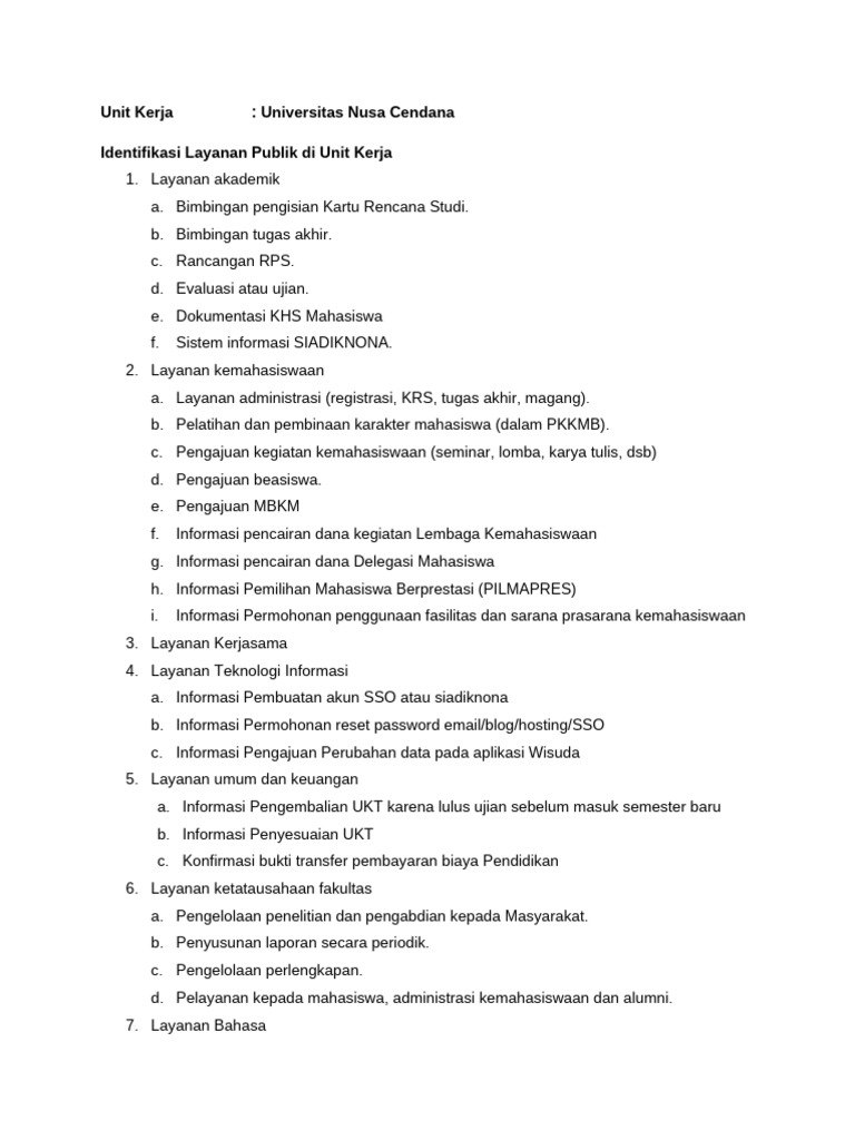 UNDANA | PDF