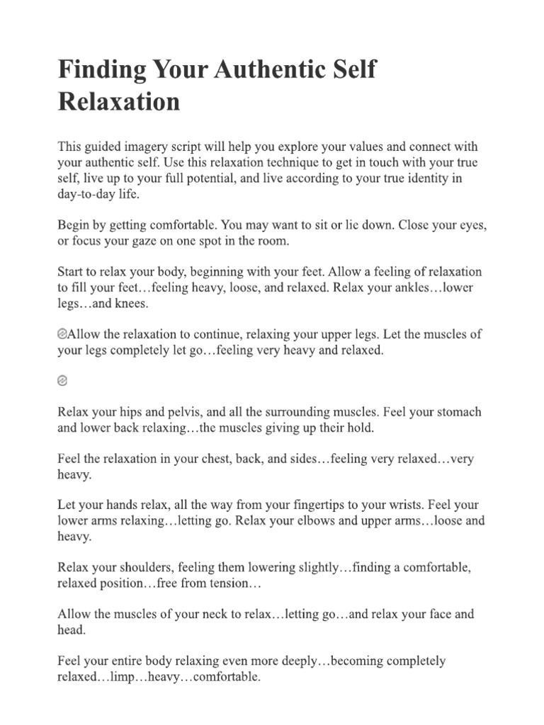 Finding Your Authentic Self | PDF