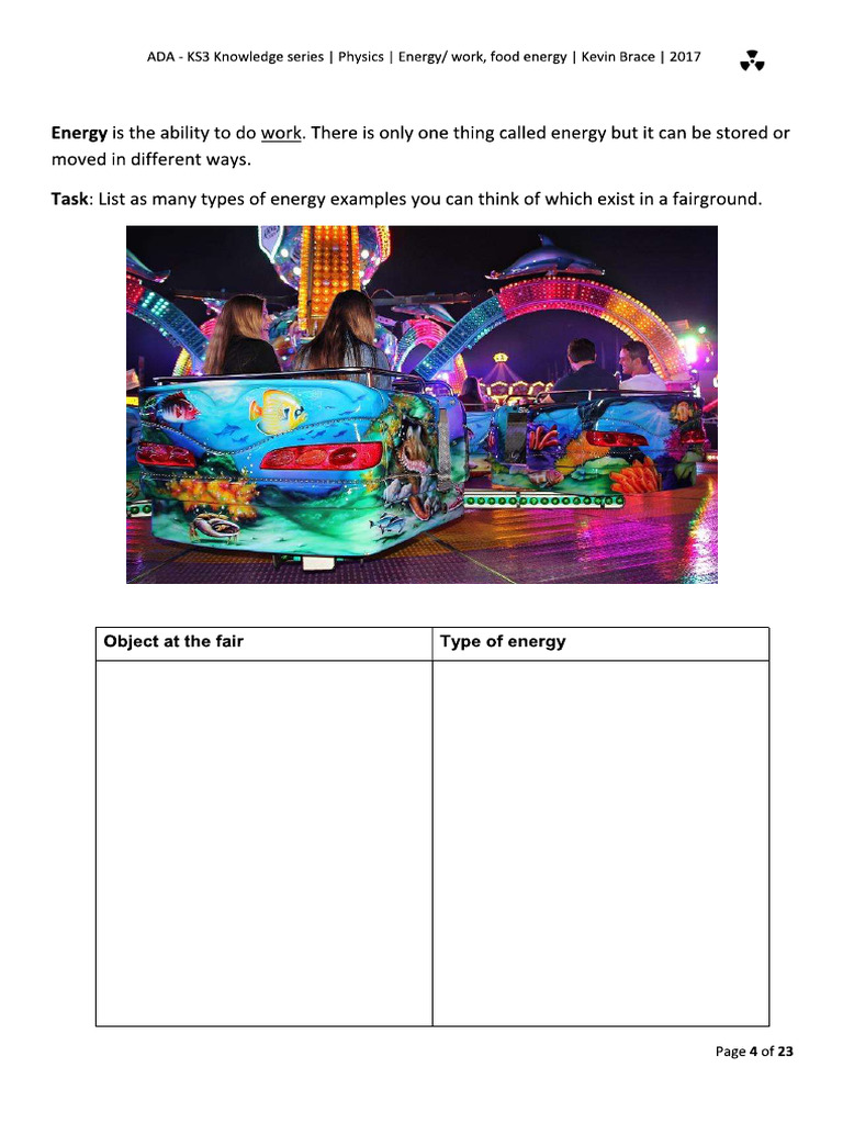 Homework 3 - Energy | PDF