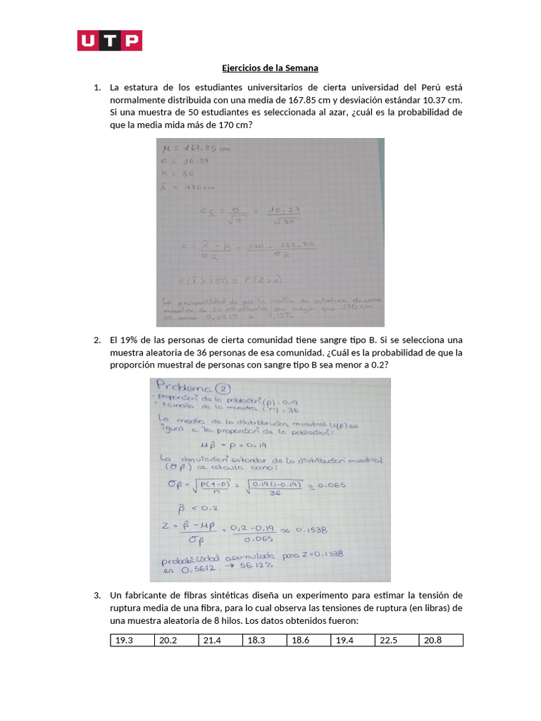 Ejercicios Semana2 | PDF
