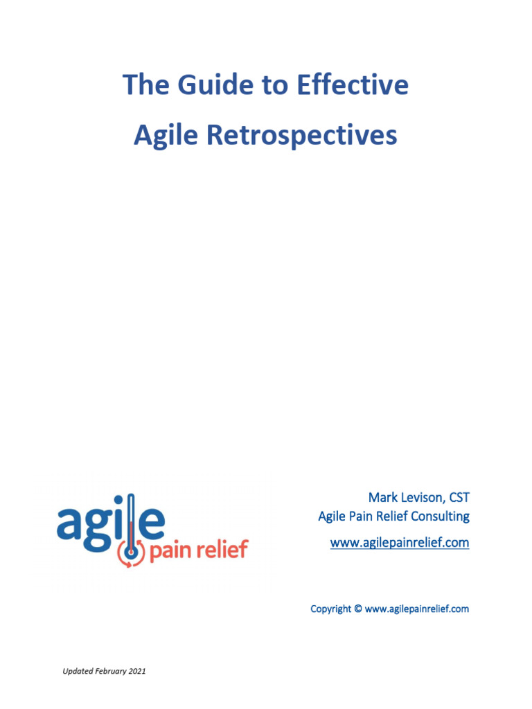 The Guide To Effective Agile Retrospectives | PDF