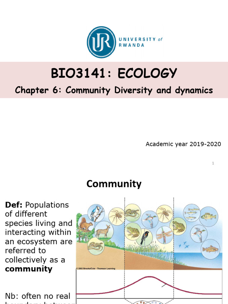BIO3101_Lect 6_communities | PDF