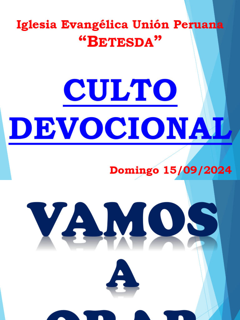 Devocional - 15-09-2024 | PDF