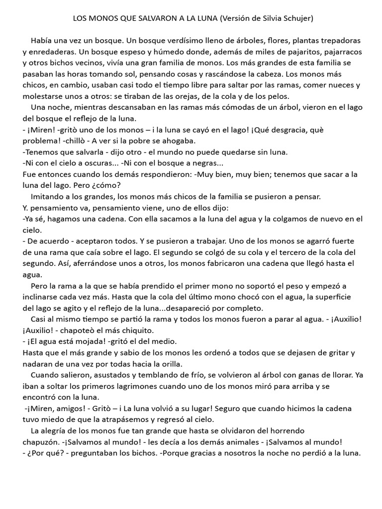 Los Monos Que Salvaron A La Luna | PDF