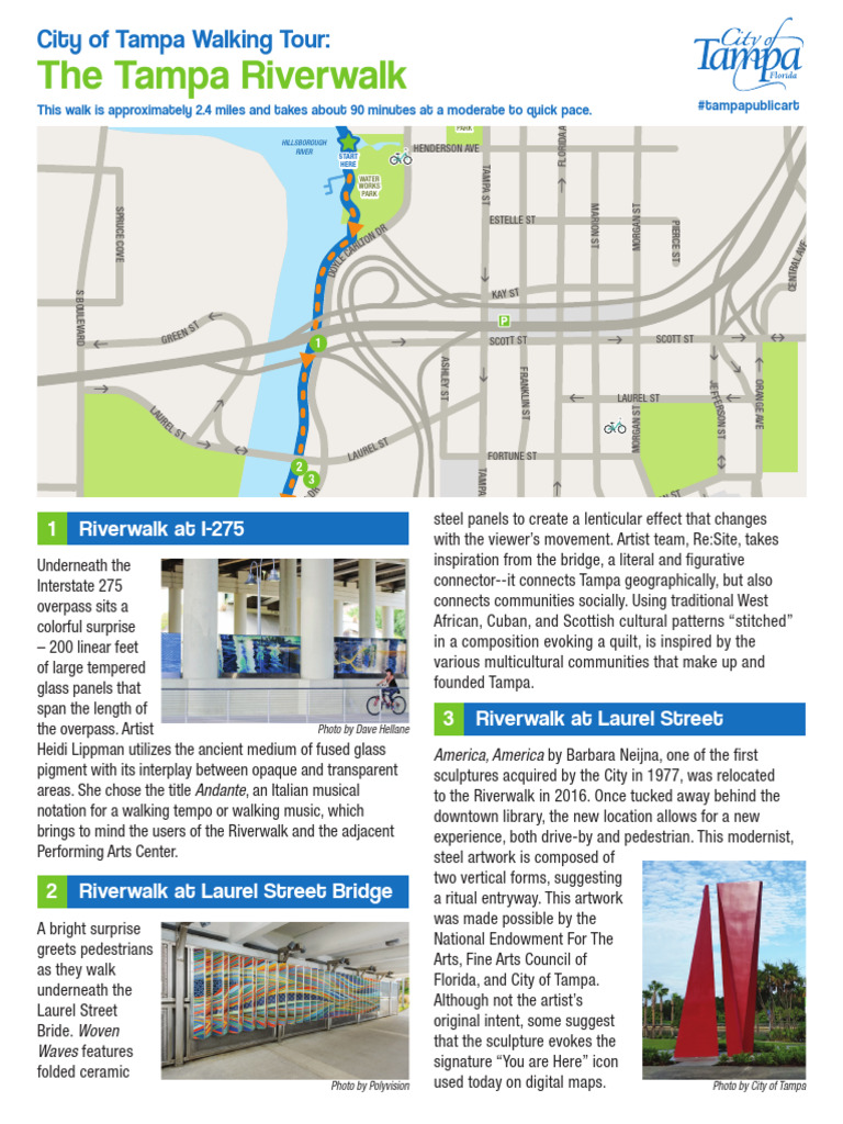 Walking Tour of Public Art - Full Riverwalk | PDF