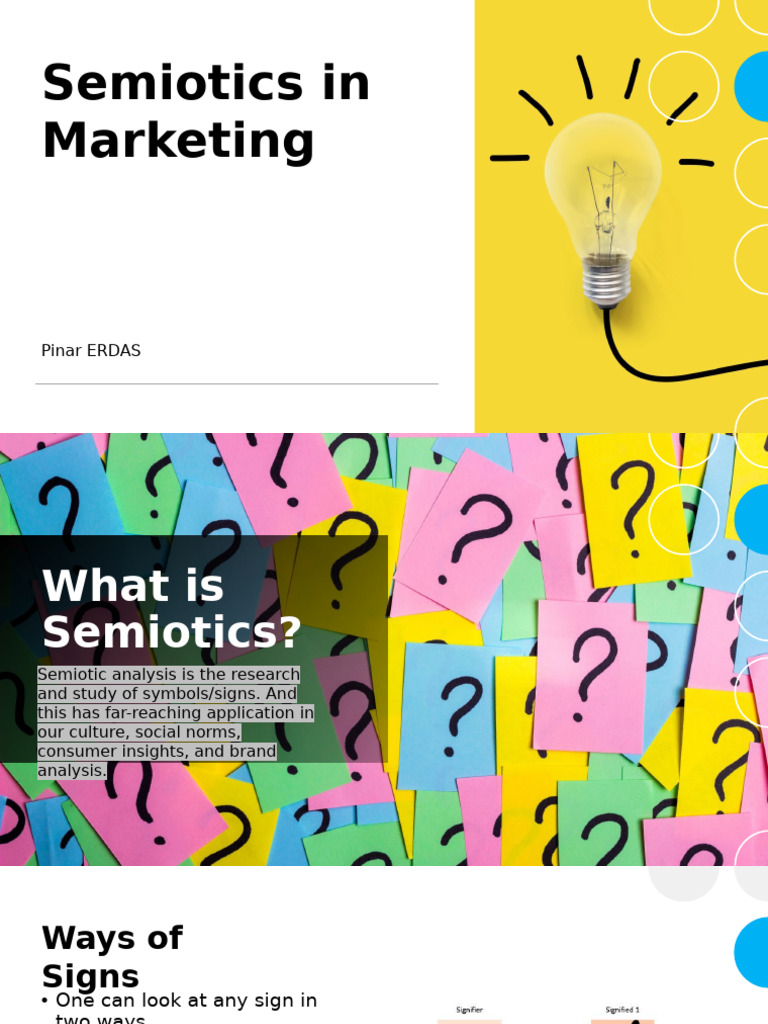 Semiotics in Marketing | PDF