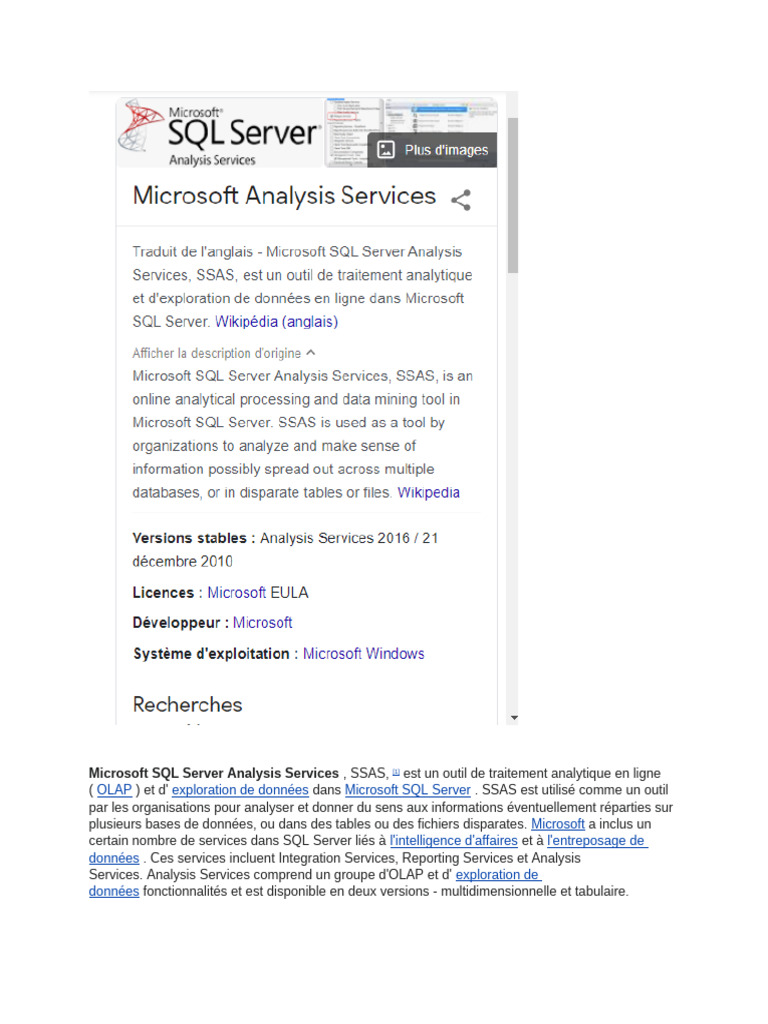 Microsoft SQL Server Analysis Services | PDF