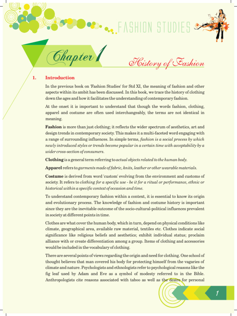 Fashion Studies Book | PDF | Clothing | Fashion