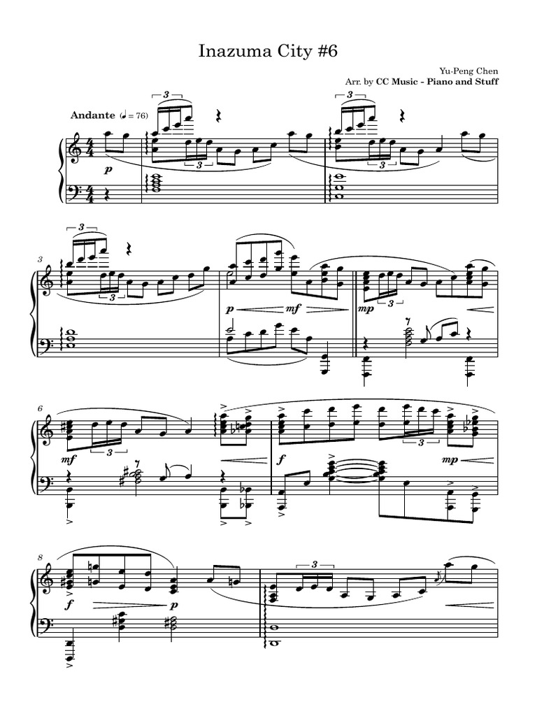 Inazuma City #6 (Genshin Impact OST) | PDF