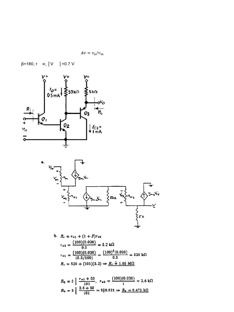 Examples Multi-Stage Amps | PDF