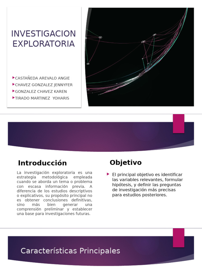 Investigacion Exploratoria Exposicion | PDF