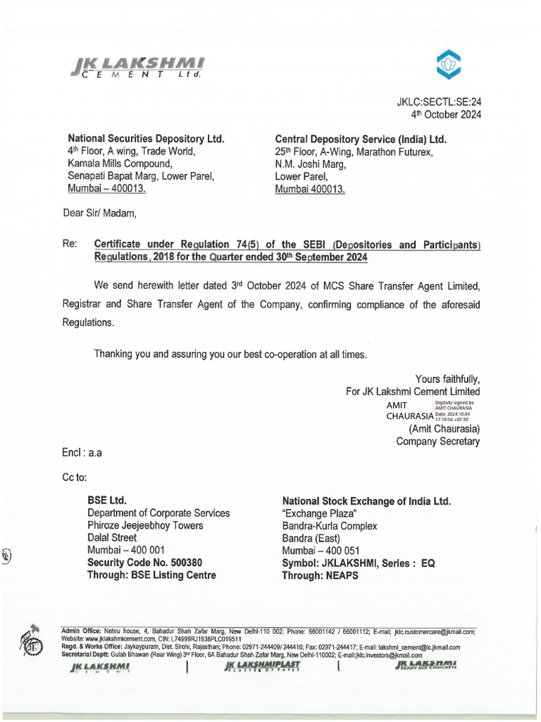 Mumbai-400013. Mumbai400013.: C E E N T LTD | PDF