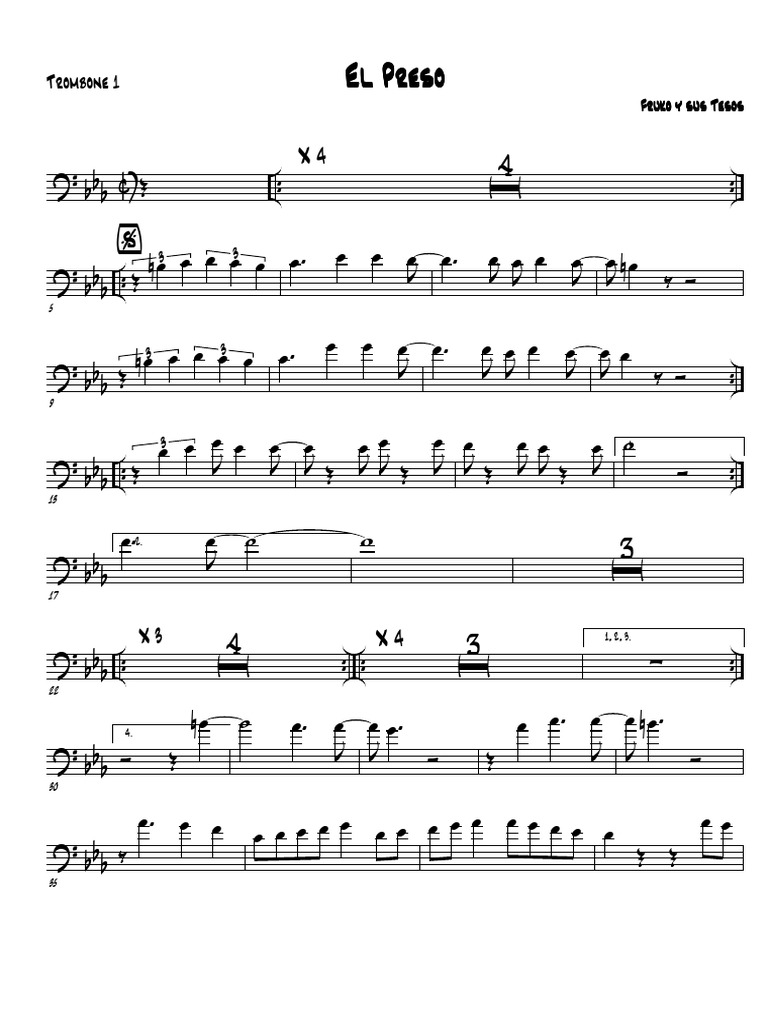 Trombon 1 El Preso | PDF