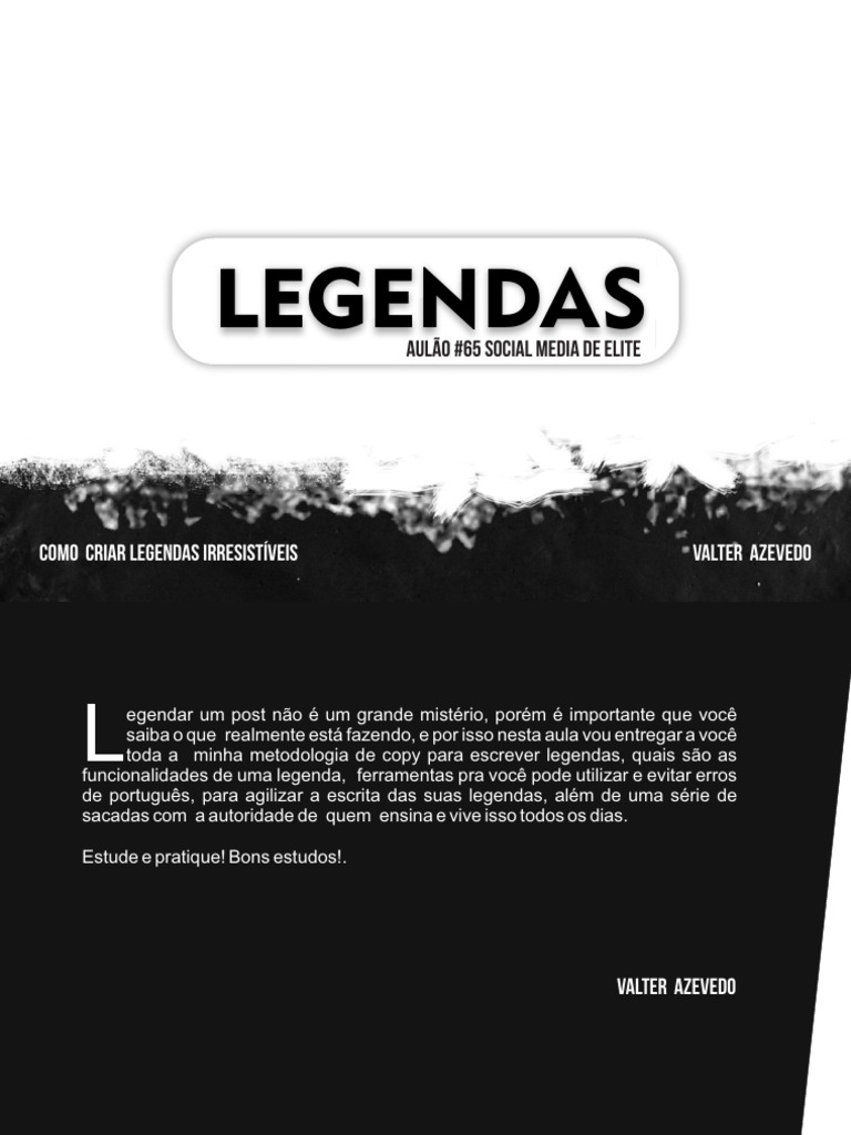 Como Criar Legendas Irresistíveis | PDF