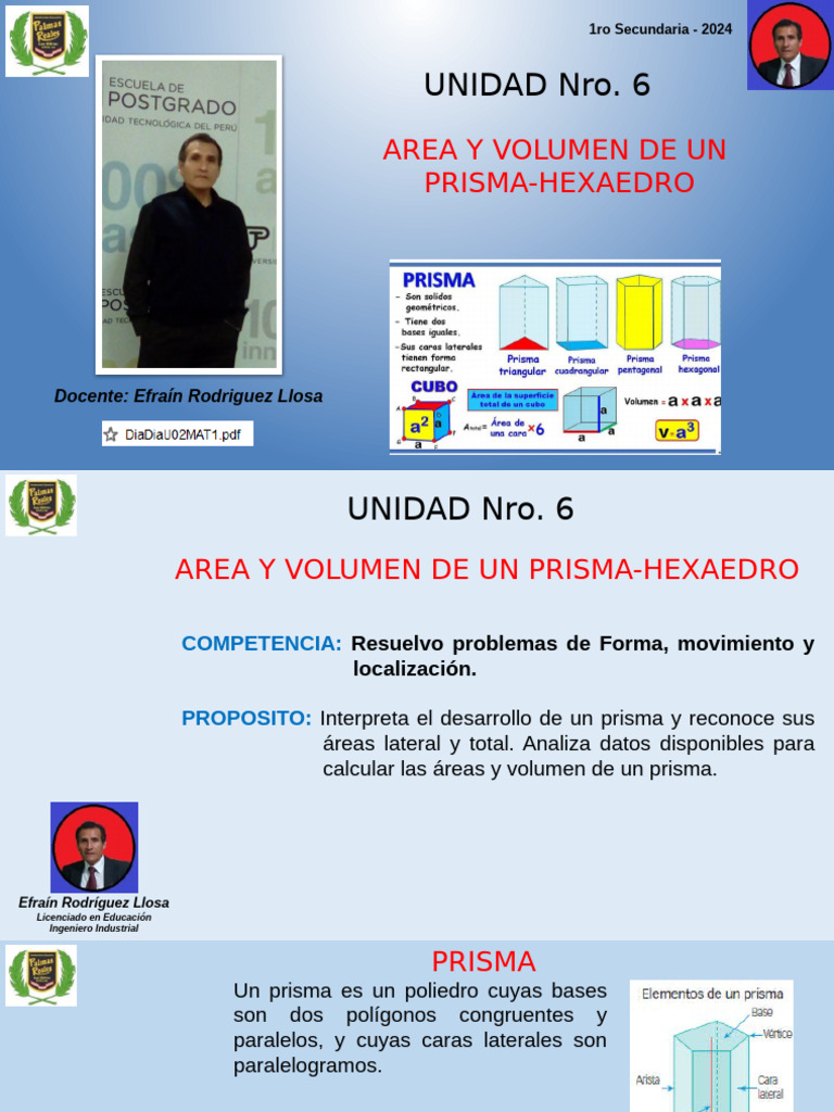 PR - UD06-Sesion de Aprendizaje-2024-1ro (C4) Medidas Tendencia Central ...