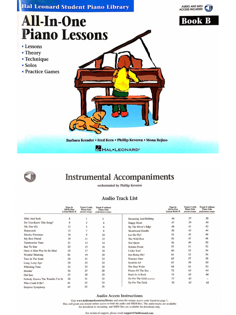 All in One Piano Lessons Book B H Leo 20200314211018 | PDF