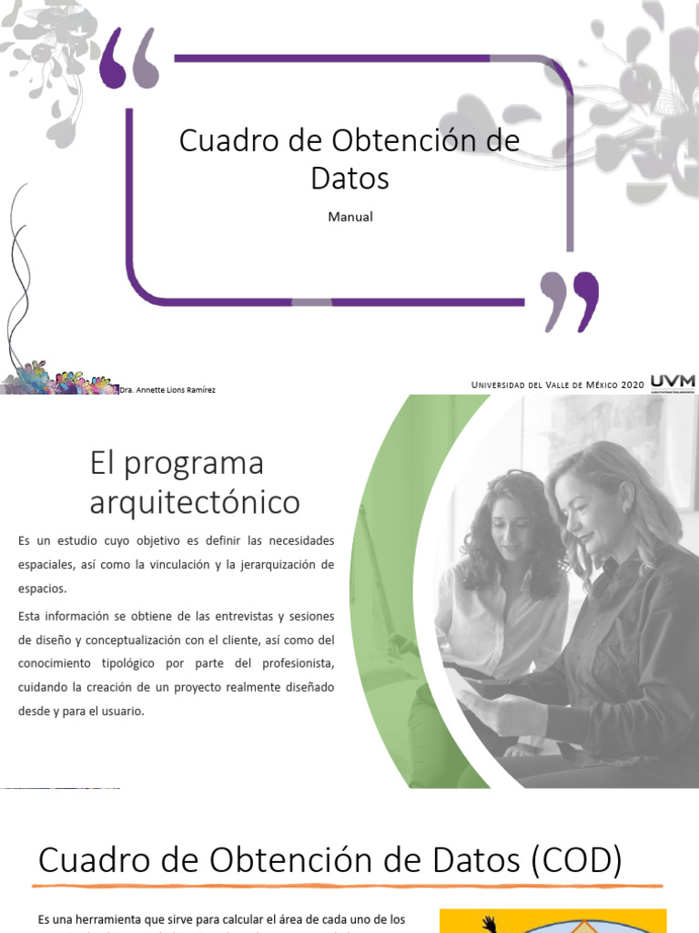 U2_Manual_Cuadro de ordenamiento de datos | PDF