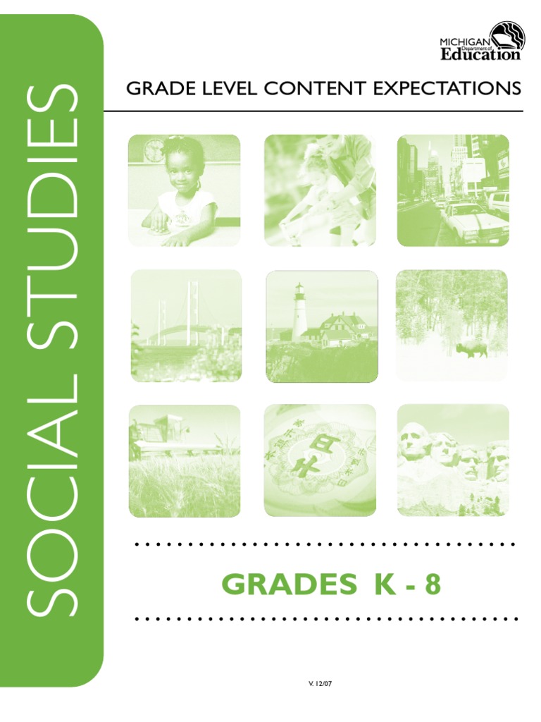 Grades K - 8: Grade Level Content Expectations | PDF | Civics | Curriculum