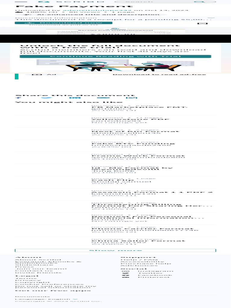 Fake Payment PDF | PDF