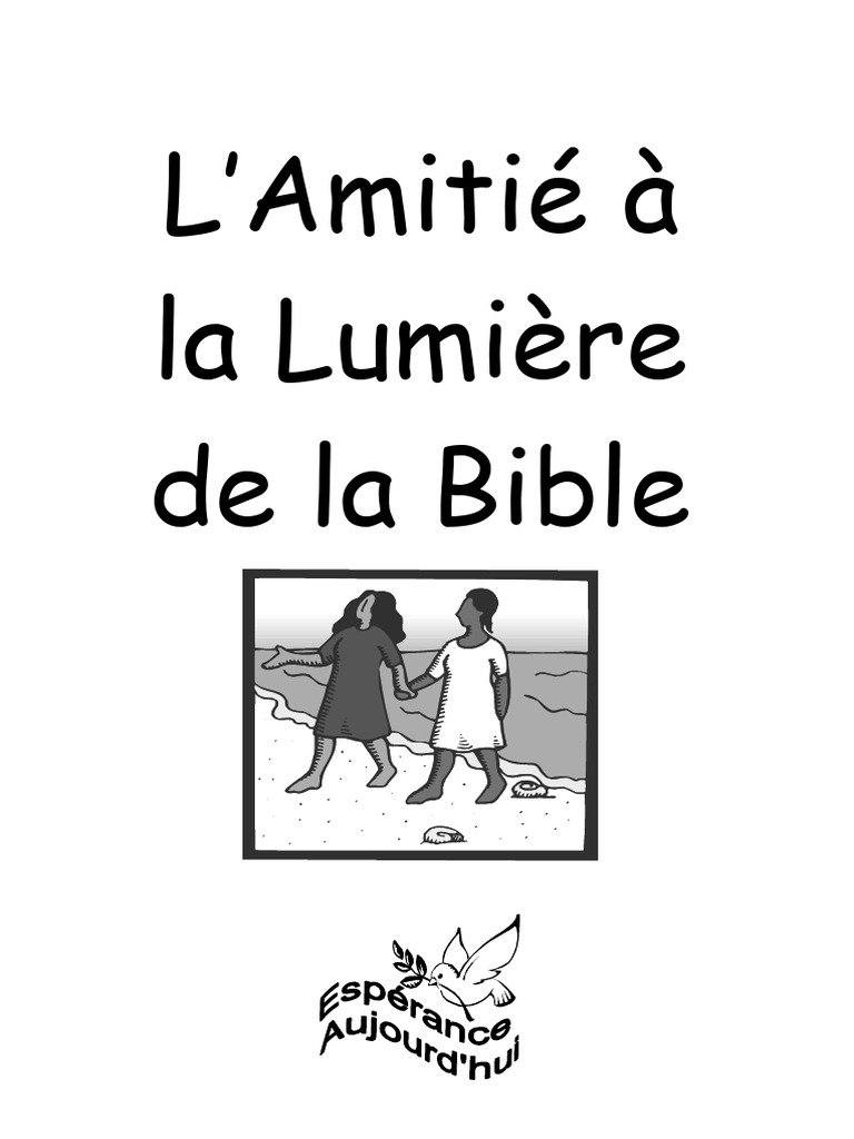 L'Amitie A La Lumiere de La Bible - Ian Flanders - 241006 - 234856 | PDF