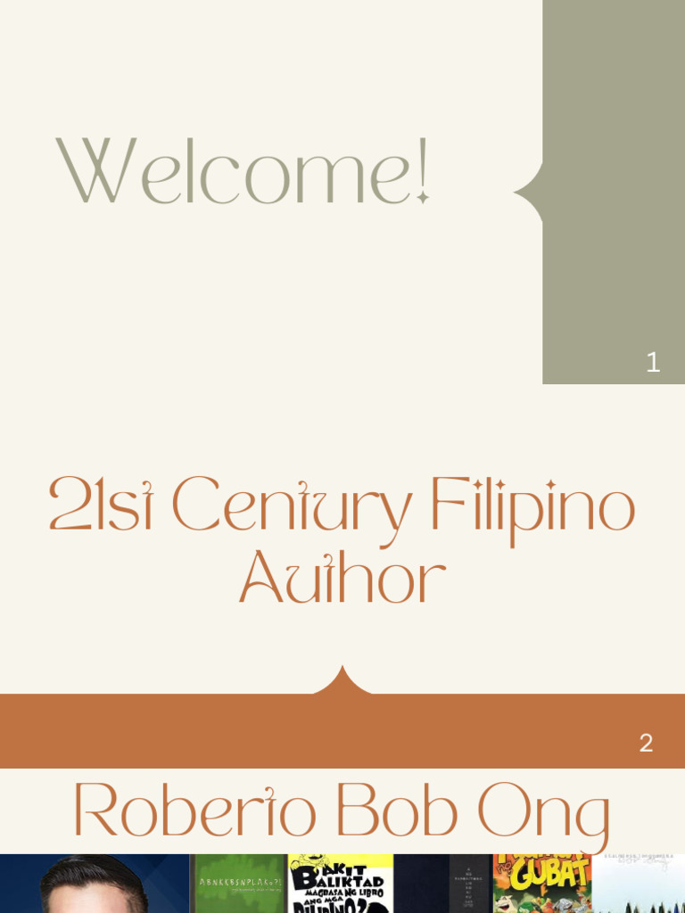 Group 2 21st Century Bob Ong - 20240910 - 225220 - 0000 | PDF