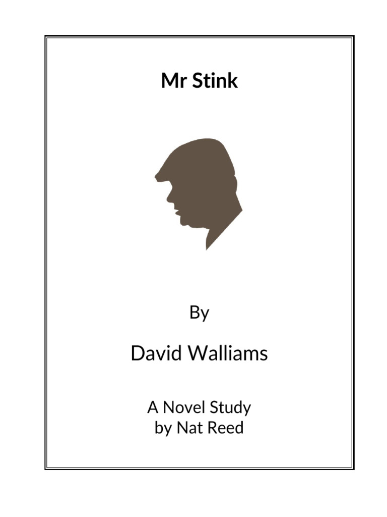MR Stink Novel Study Preview | PDF | Poetry | Curriculum