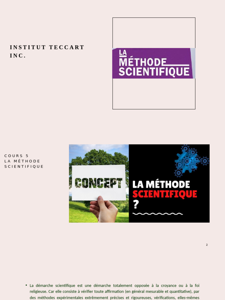 Histoire de La Methode Scientifique-Cours 5 | PDF