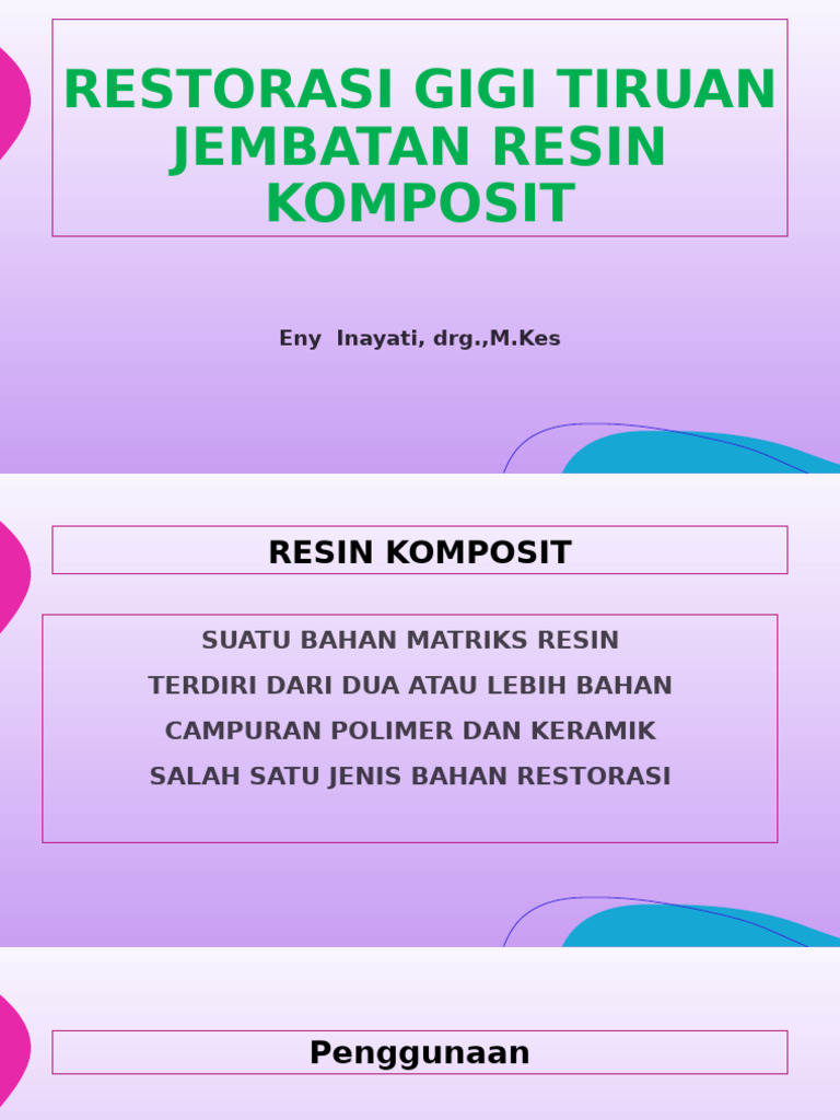 Restorasi Gigi Tiruan Jembatan Resin Komposit Pdf