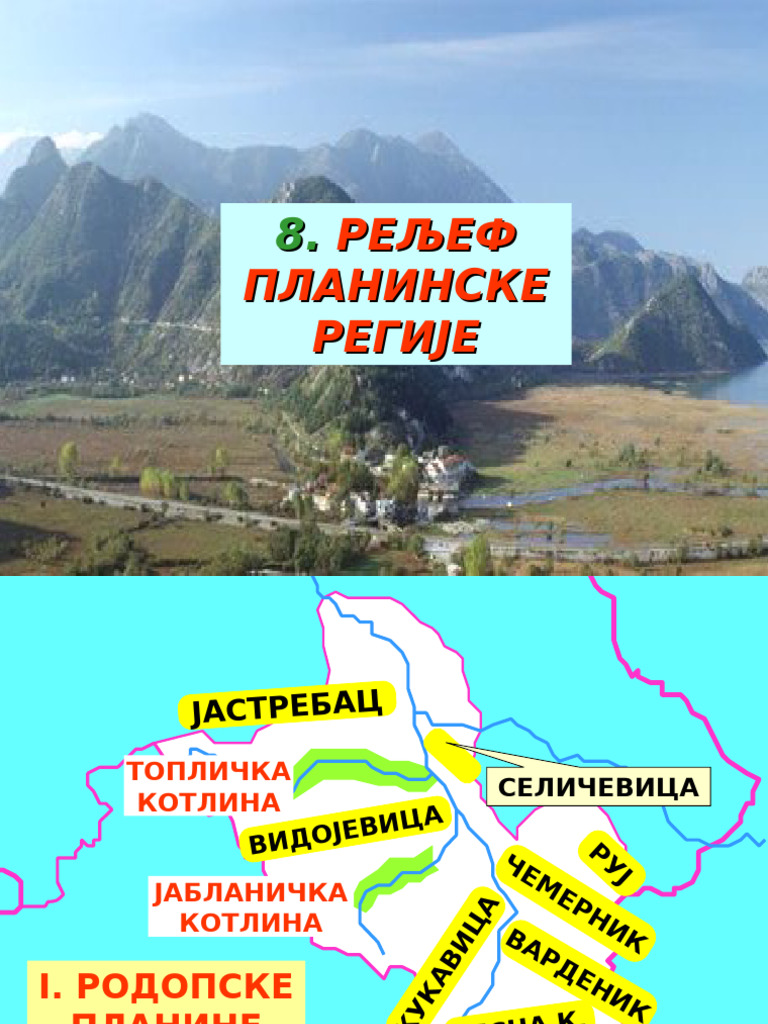 8 Reljef Planinske Regije | PDF
