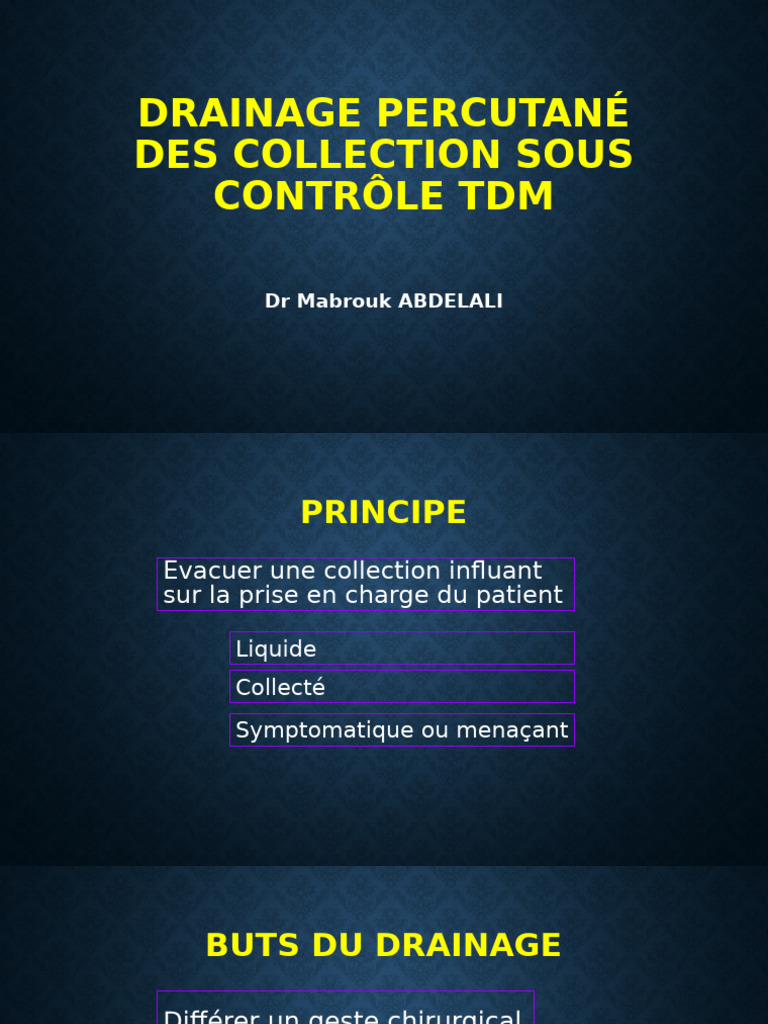 Drainage Des Collections | PDF