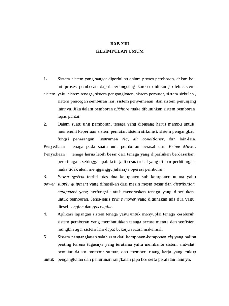 Kesimpulan Umum | PDF