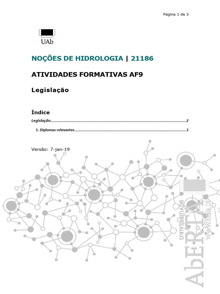 AF 9 Legislacao | PDF