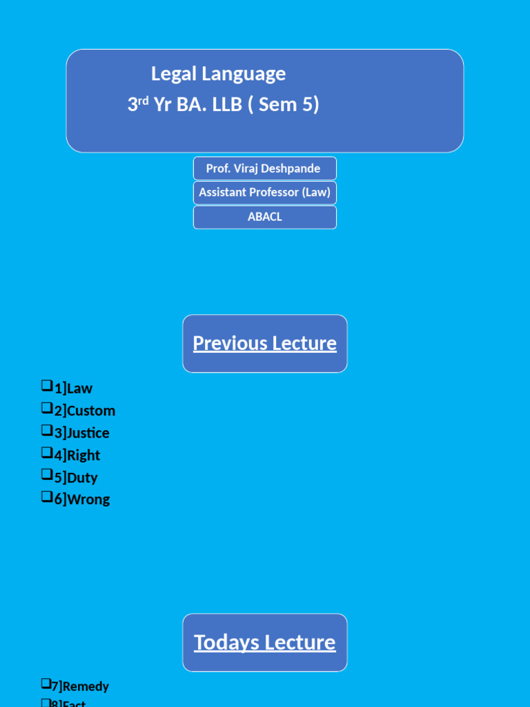 2nd PPT LEGAL LANGUAGE | PDF