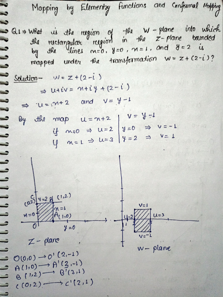 Mapping by Elementary Function and Conformal Mapping | PDF | Science & Mathematics