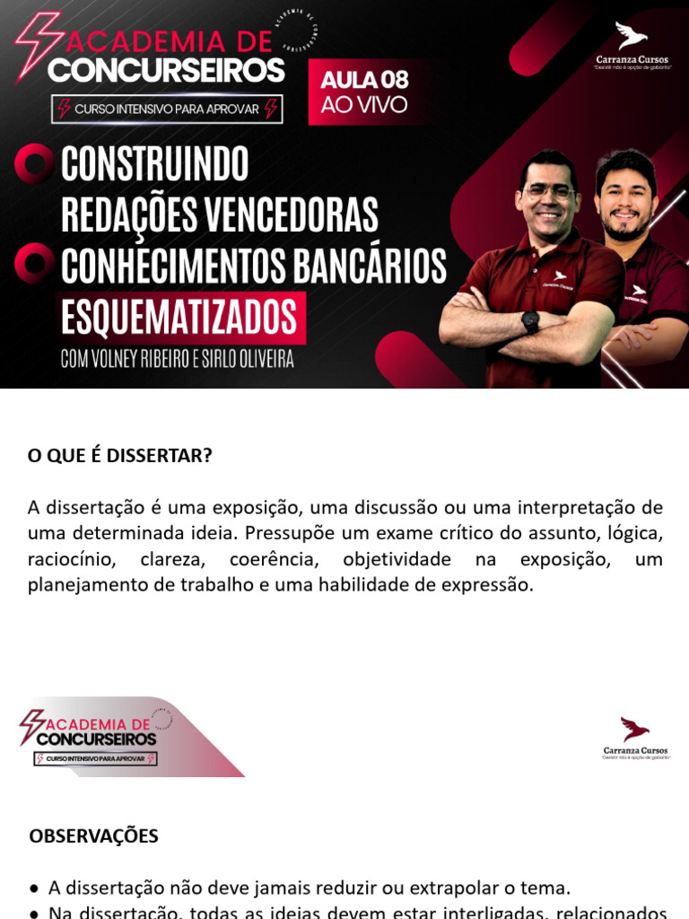 Material Aula 8 - Academia | PDF