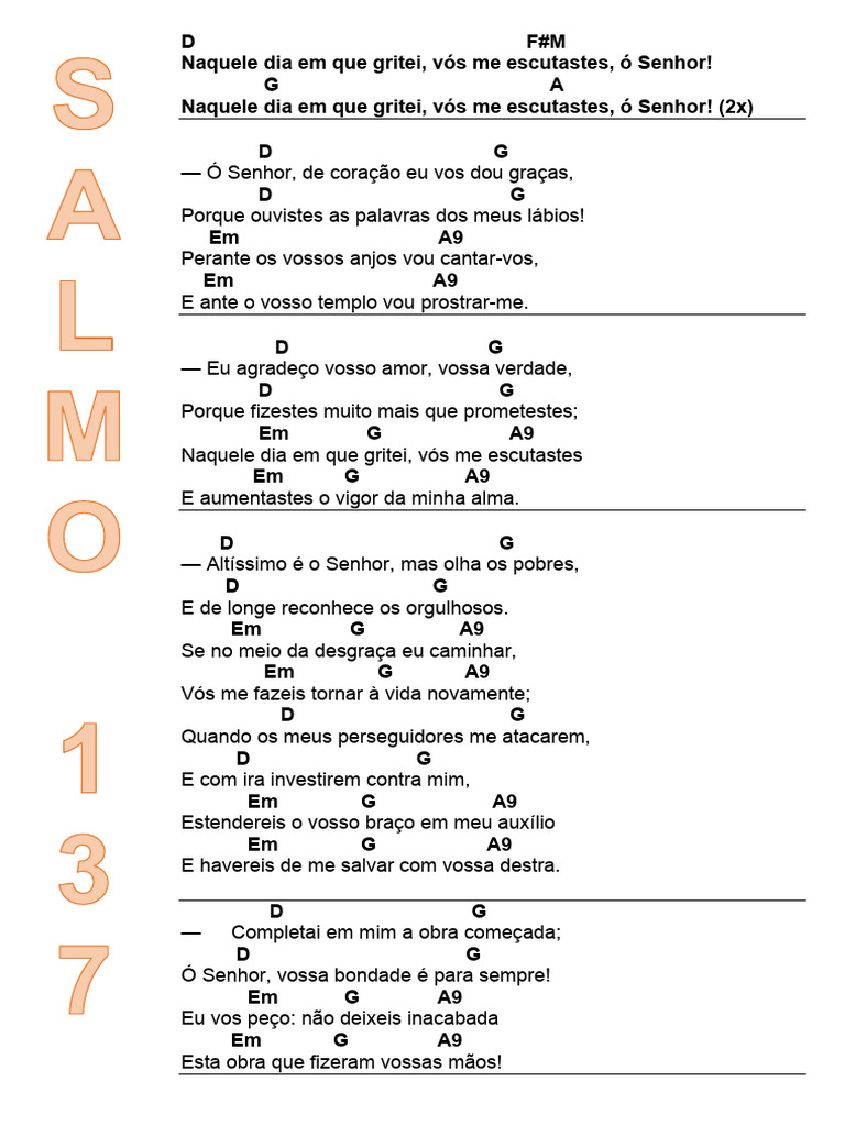 Salmo 137 | PDF