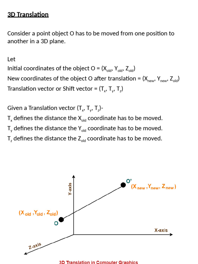 3D Transformations & Problems | PDF