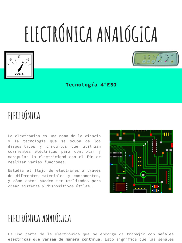 Electrónica Analógica | PDF