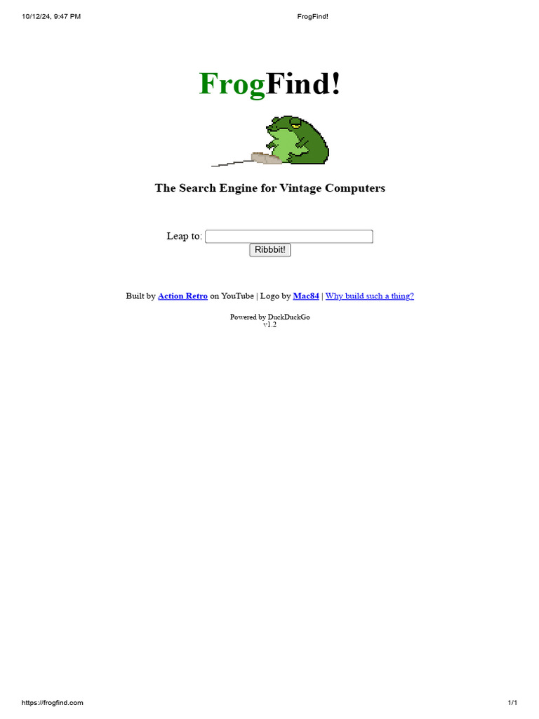 Frog Find! | PDF