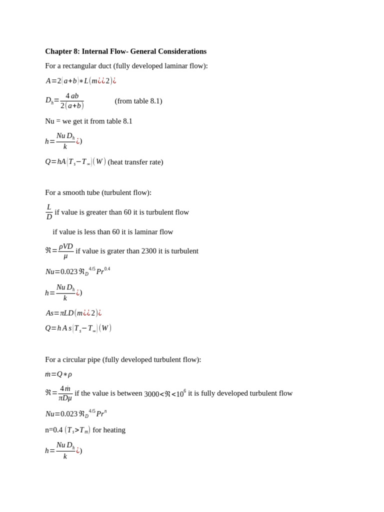 Formula Sheet | PDF