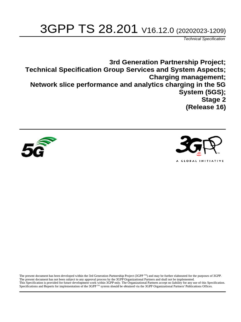 3GPP TS 28.201: Technical Specification | PDF