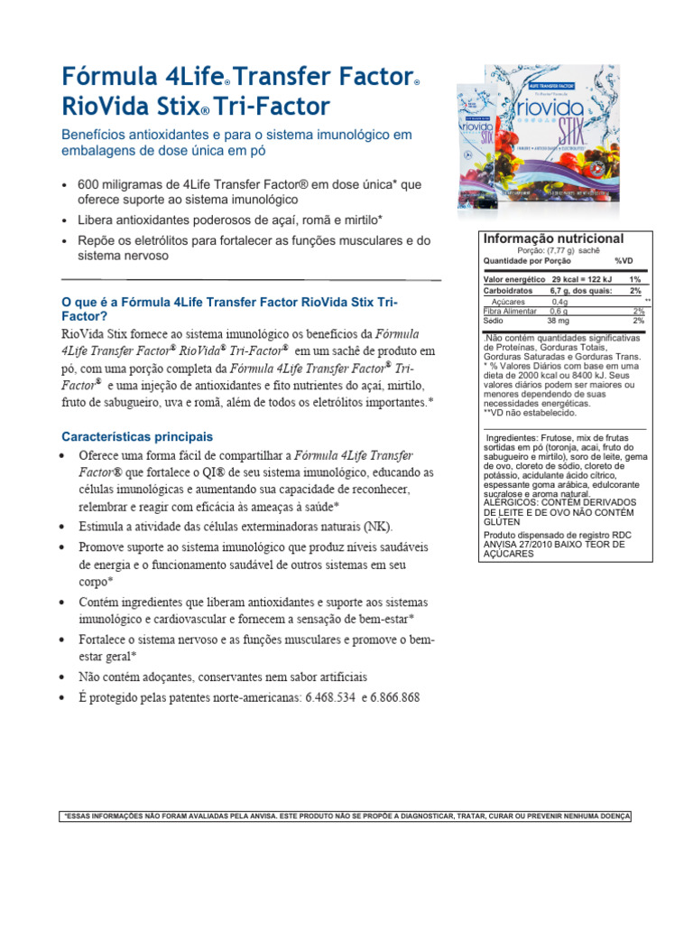 Brazil - Rio Vida Stix PPS | PDF