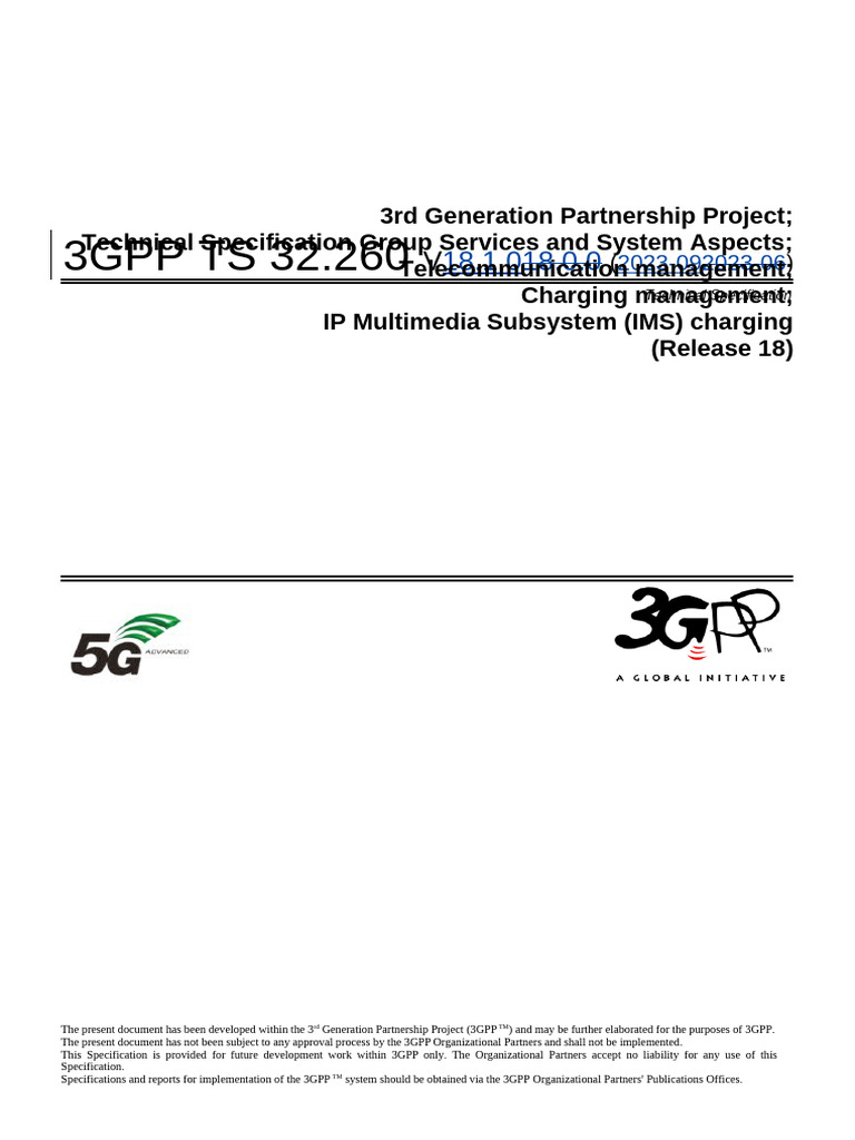 3GPP TS 32.260 | PDF