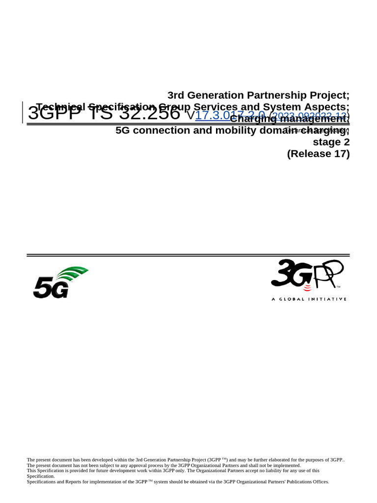 3GPP TS 32.256 | PDF