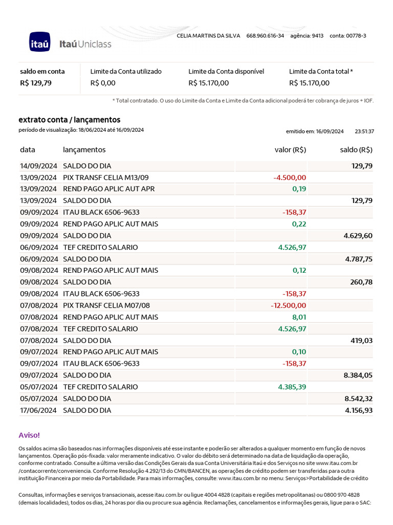 itau_extrato_062024 | PDF