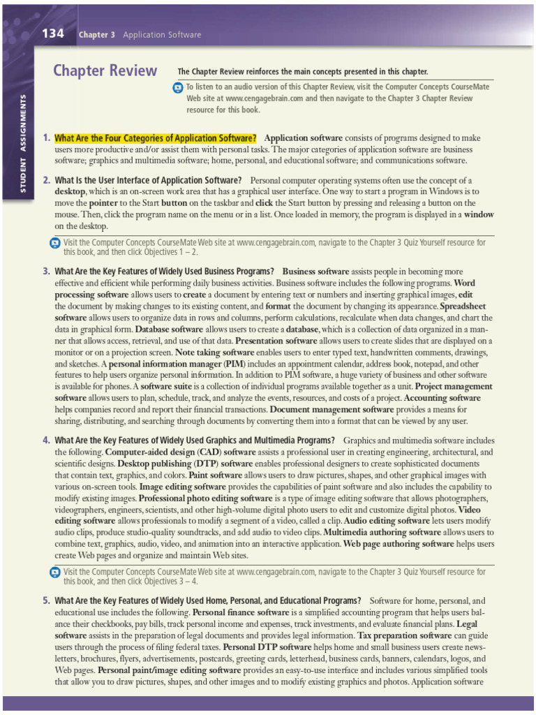 Chapter Three (Questions) | PDF