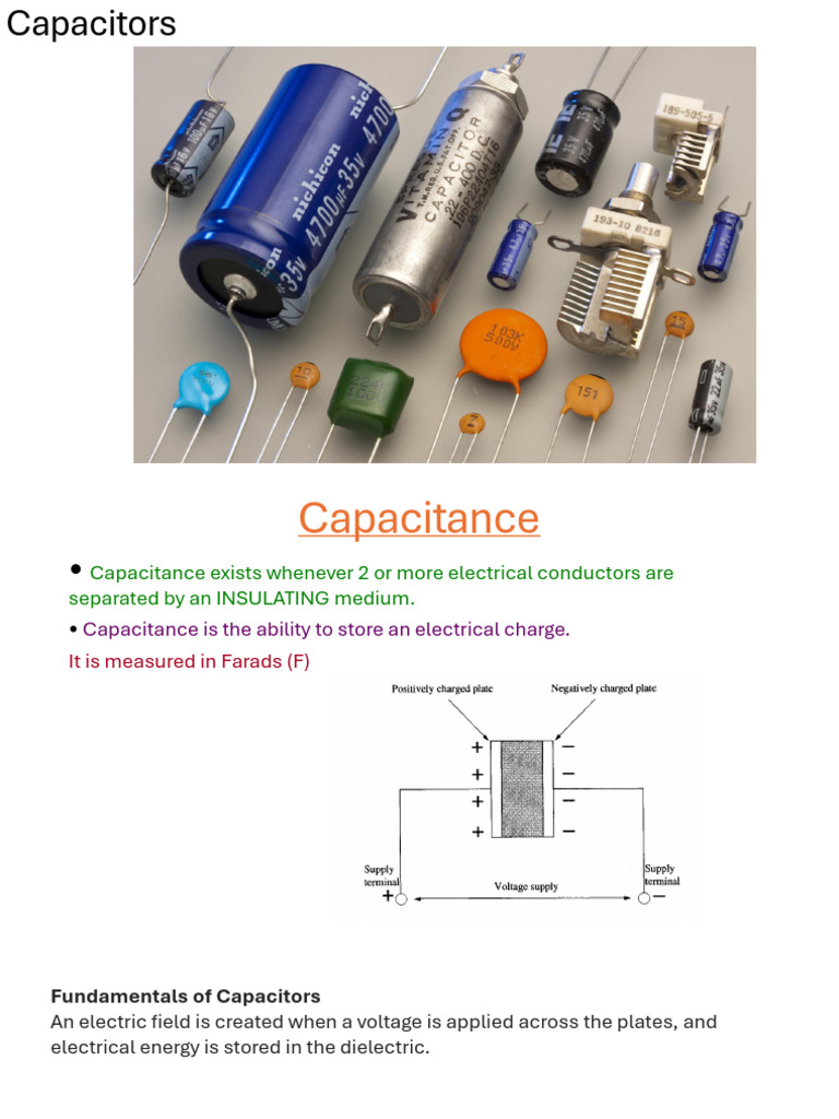 Capacitors | PDF