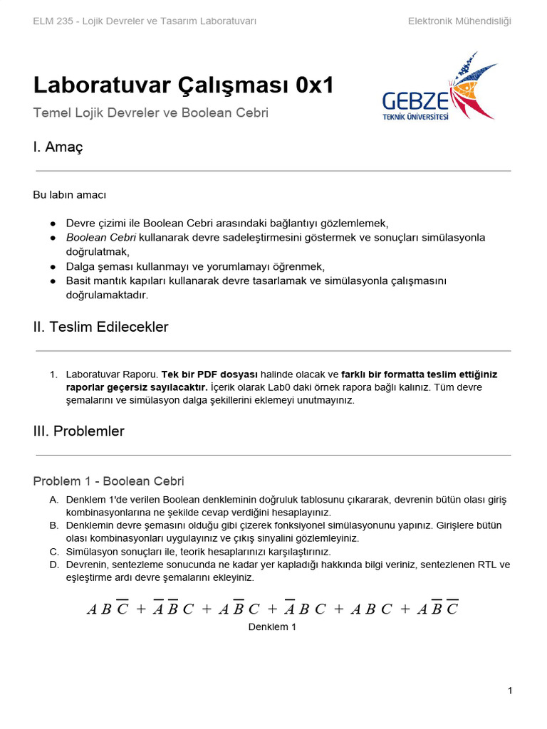 Elm235 Lab01 | PDF