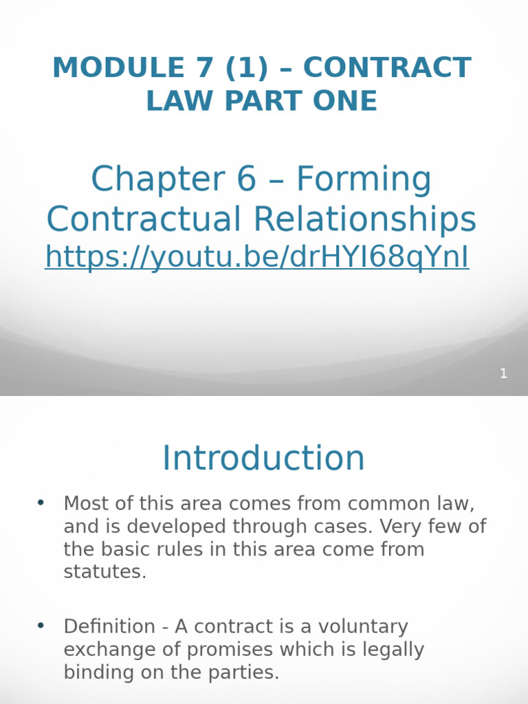 Module 7 1 Contracts Pdf