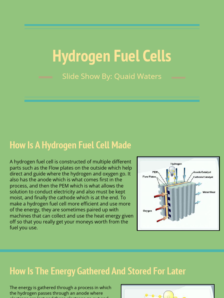 Hydrogen Fuel Cells | PDF